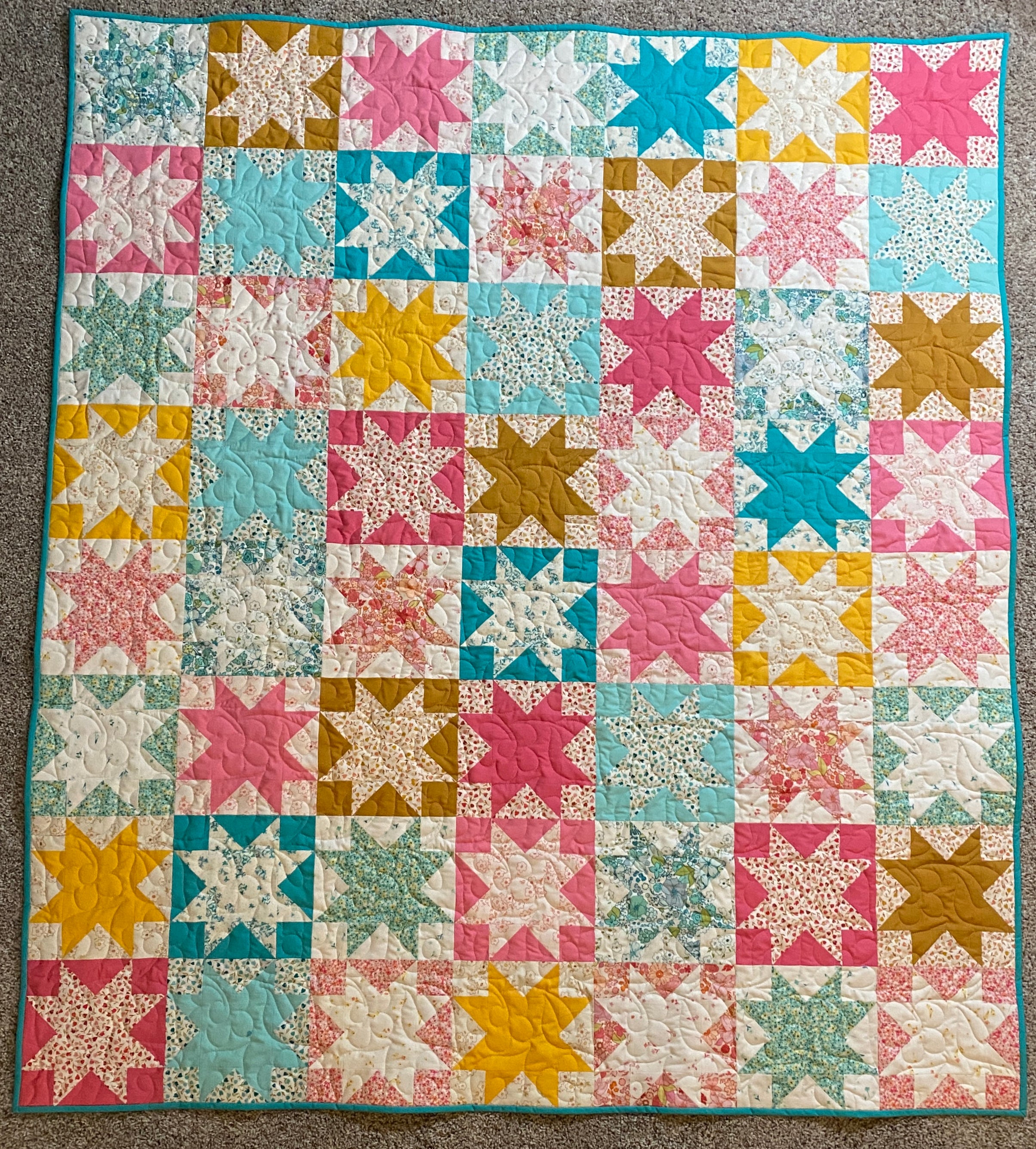 Bloomcore Sawtooth Stars – Farmer’s Daughter Stitches